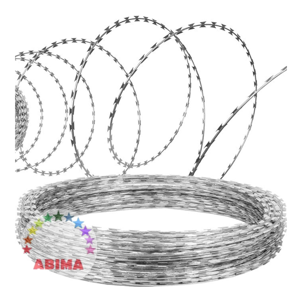 Jual KAWAT SILET / RAZOR WIRE BTO 22 , BTO 10 PENGAMAN RUMAH,GEDUNG ...
