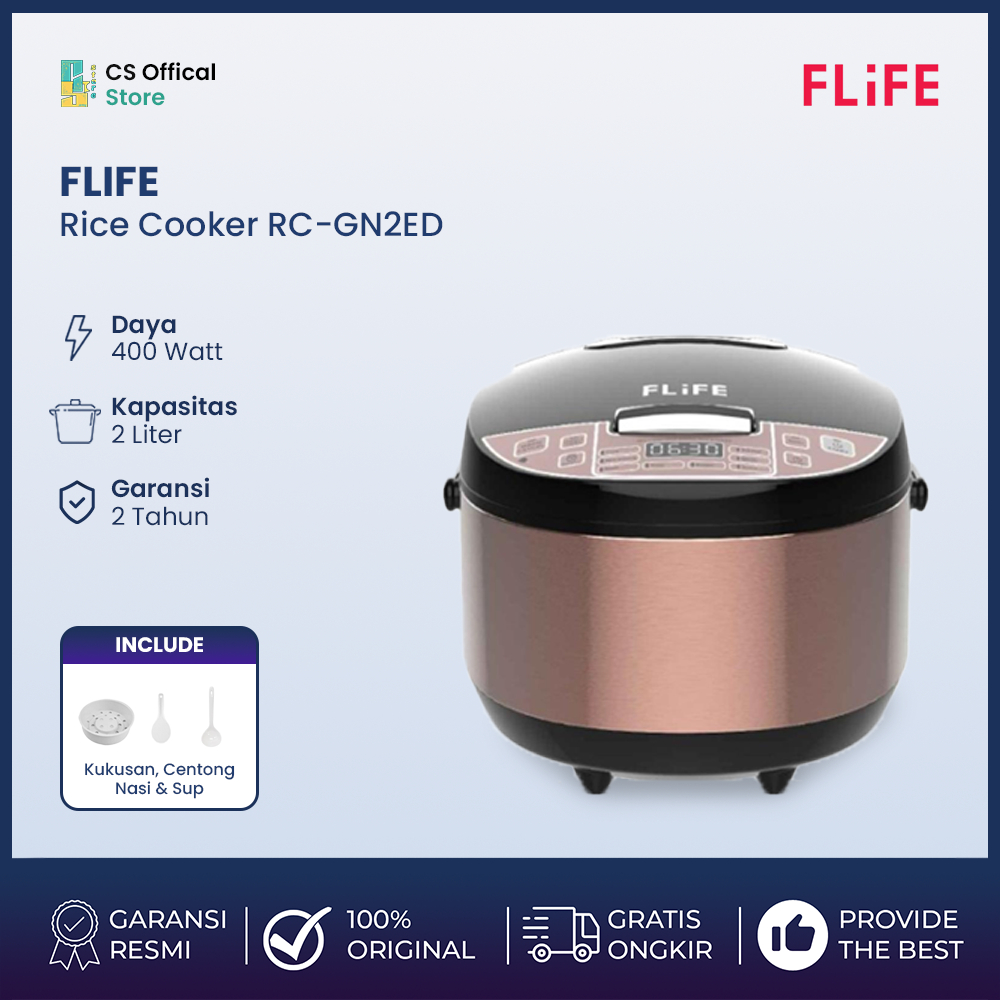 Jual FLIFE Digital Rice Cooker Low Watt Multifungsi Anti Lengket RC ...