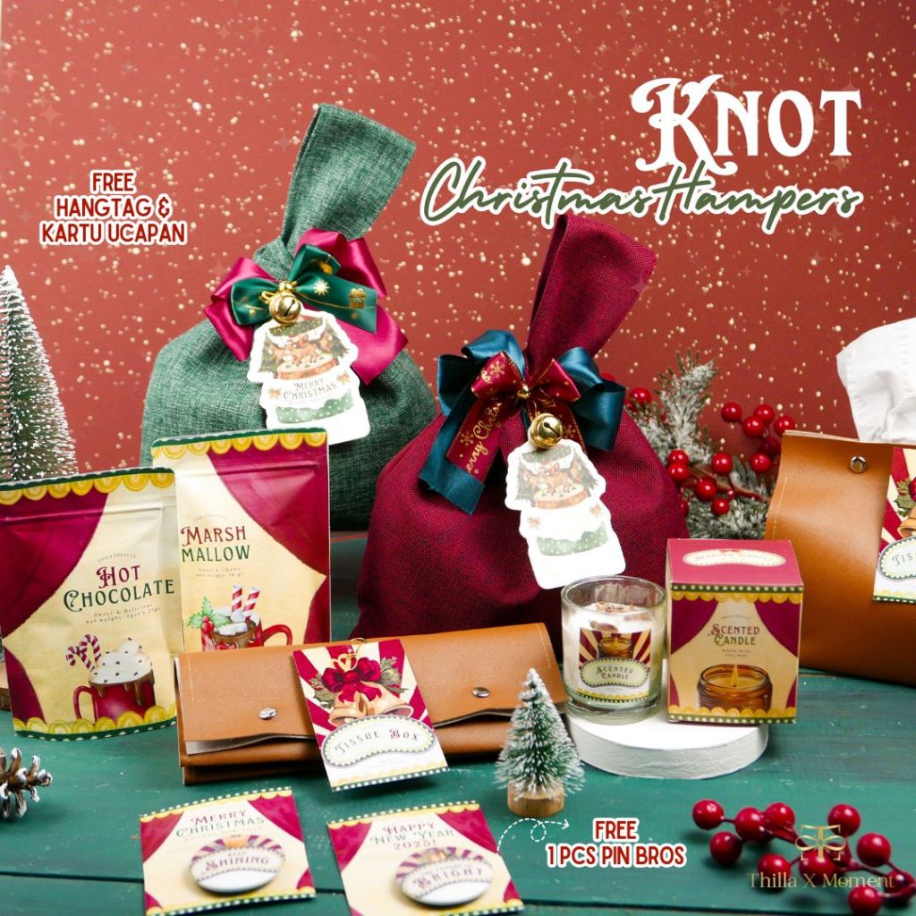 Jual [ KNOT ] HAMPERS NATAL 2024 KADO NATAL MERRY CHRISTMAS GIFT BOX ...
