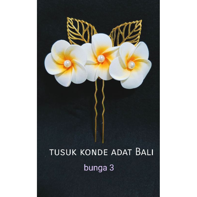 Jual Tusuk konde bunga adat bali (bunga 3) | Shopee Indonesia