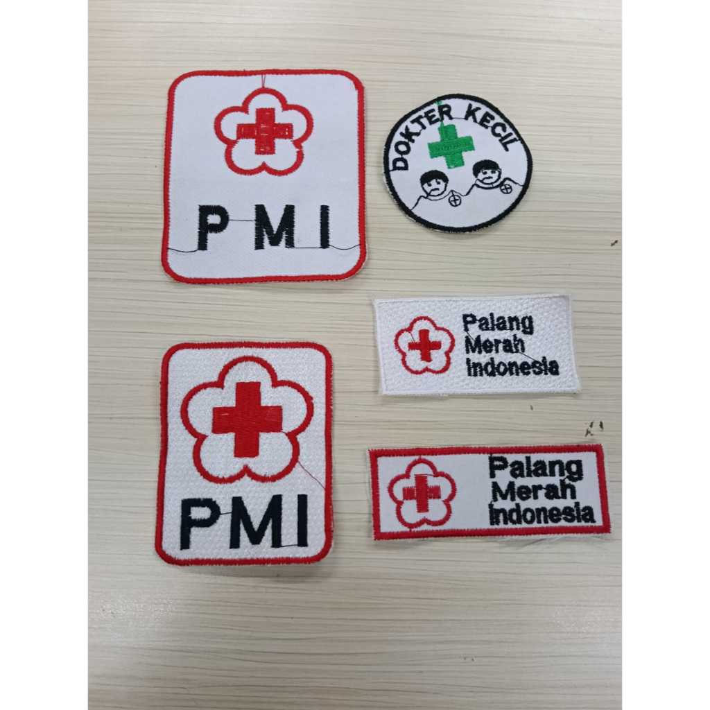 Jual Logo bed PMI kecil besar untuk kostum suster dokter atribut kostum ...