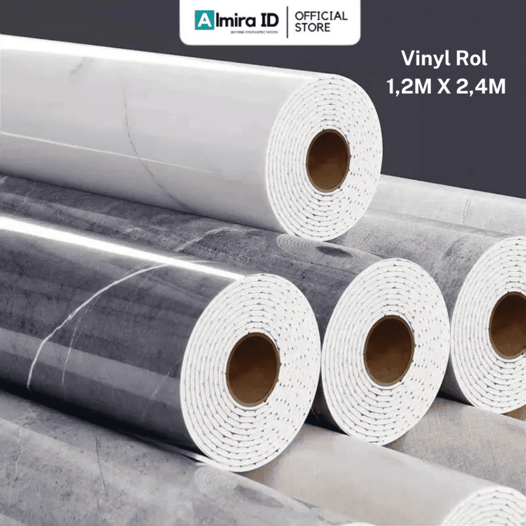 Jual Backdrop Wallpaper Linen PET Marble rol 2,44 m x 1,2 m Glossy ...