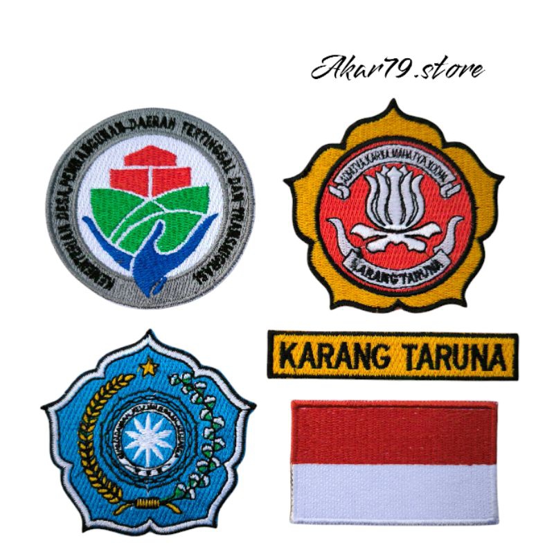 Jual BORDIR,BADGE,LOGO,PATCH,EMBLEM,ATRIBUT PERANGKAT DESA LOGO KEMENDES LOGO PKK LOGO KARANG ...