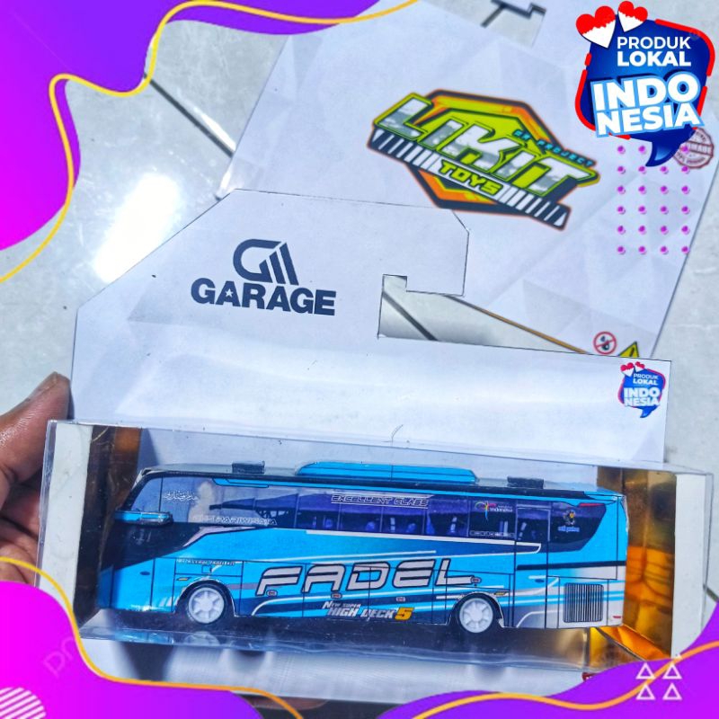 Jual Miniatur bus RATU PANDORA JET BUS 5 JB5 MSM ASYROF FADEL Skala 1/ ...