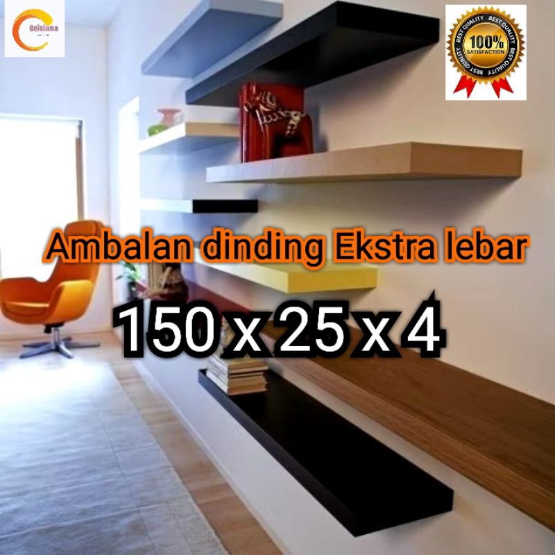 Jual Ambalan dinding 1pcs [ panjang 150 cm] [ Lebar 25cm] [Tebal 4cm ...