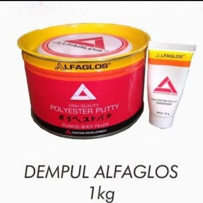Jual Dempul alfaglos 1 kg,dempul alfaglos kemasan 1kg | Shopee Indonesia