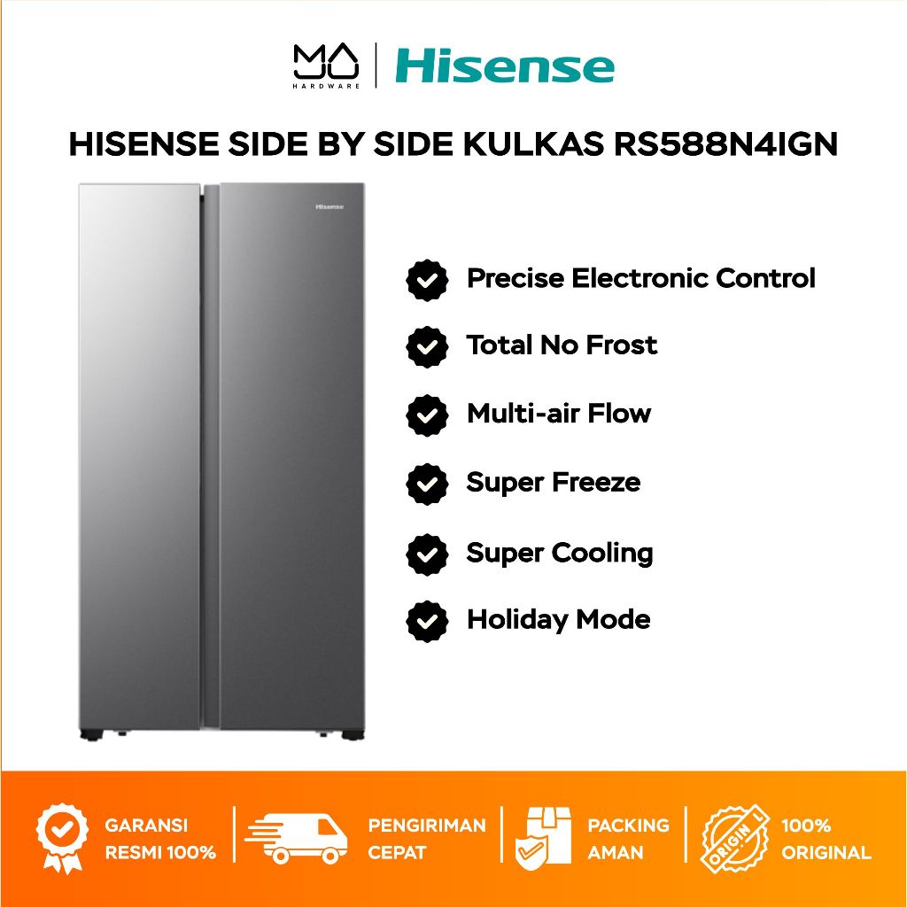 Jual Hisense Kulkas 2 Pintu (Refrigerator) Lemari Es Side by Side ...