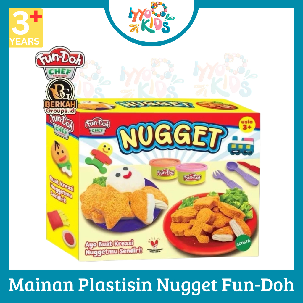 Jual IYYO KIDS | FD07 Mainan Fun Doh Nugget Play Doh Lilin Plastisin ...