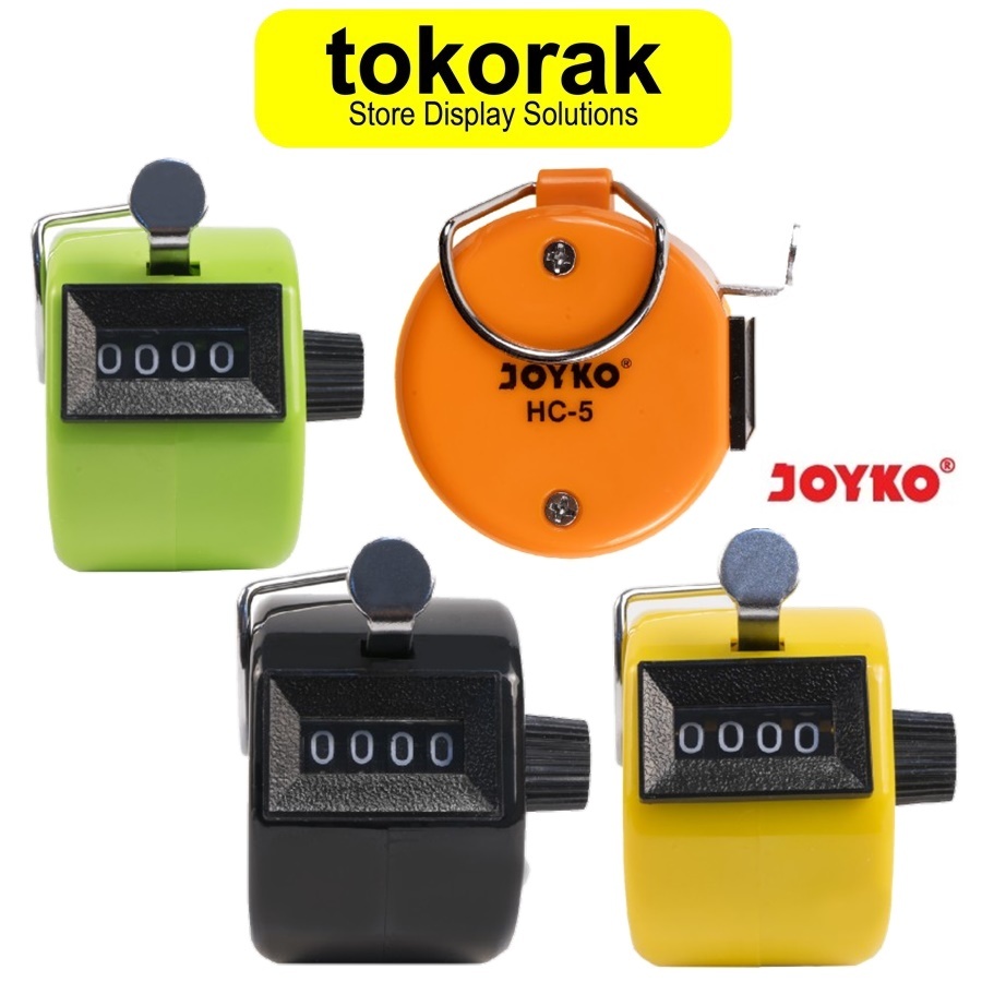 Jual HAND TALLY COUNTER JOYKO HC 5 HAND COUNTER PLASTIK ALAT HITUNG ...