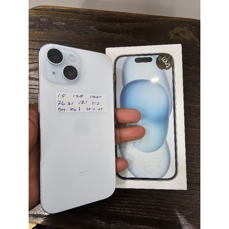 Jual iphone 15 biru 128gb ibox aktivasi | Shopee Indonesia