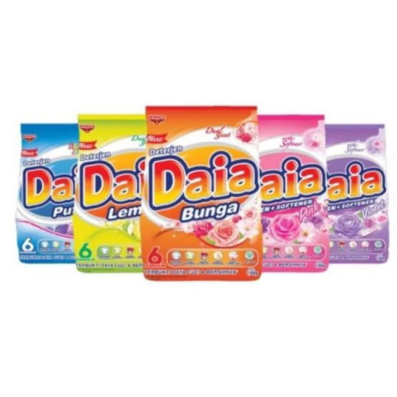 Jual daia detergen bubuk 245g - daia detergen pakaian - daia detergen ...