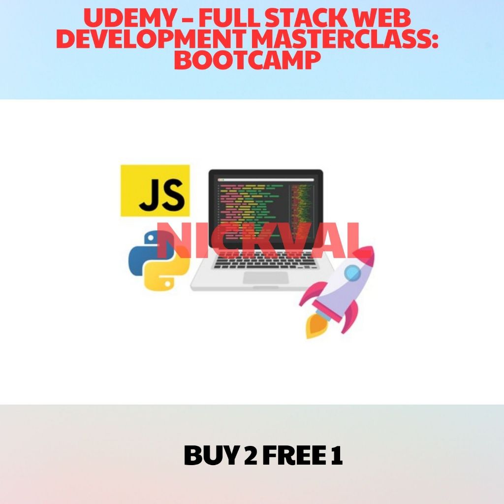 Jual Udemy – Full Stack Web Development Masterclass: Bootcamp | Shopee Indonesia
