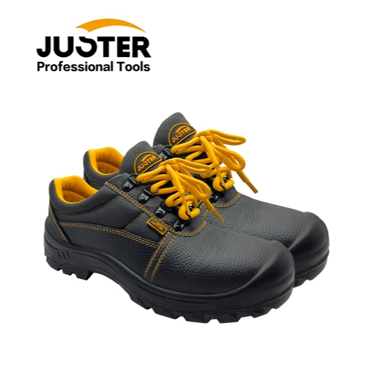 Jual Juster Sepatu Kerja Pria Original / Safety Low Boots Hitam Ujung ...