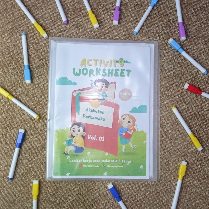 Jual Nawagame Buku Worksheet Lembar Kerja Edukasi Anak Pra TK / Paud ...