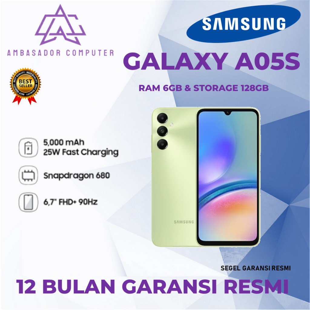 Jual SAMSUNG GALAXY A05S RAM 6GB STORAGE 128GB | Shopee Indonesia
