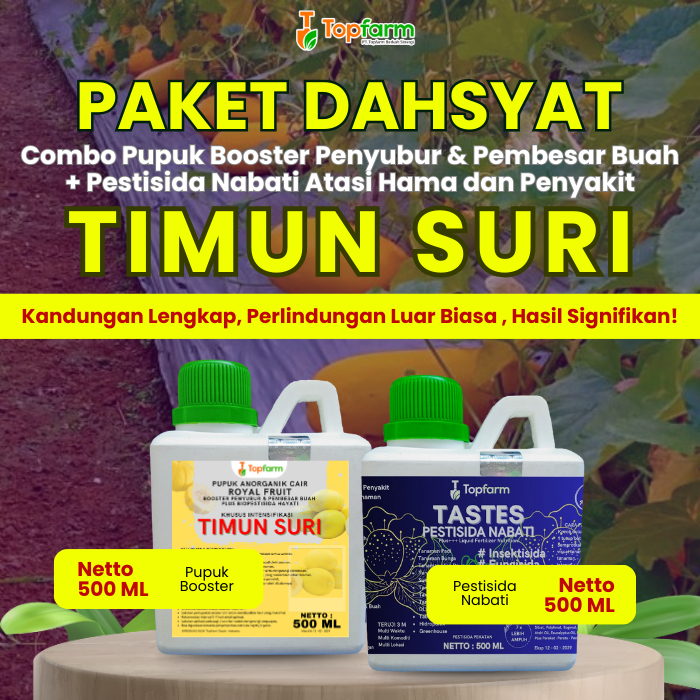 Jual Pupuk Pestisida Topfarm / Pupuk Pelebat Buah Timun Suri / Pupuk Pembesar Timun Suri / Pupuk ...