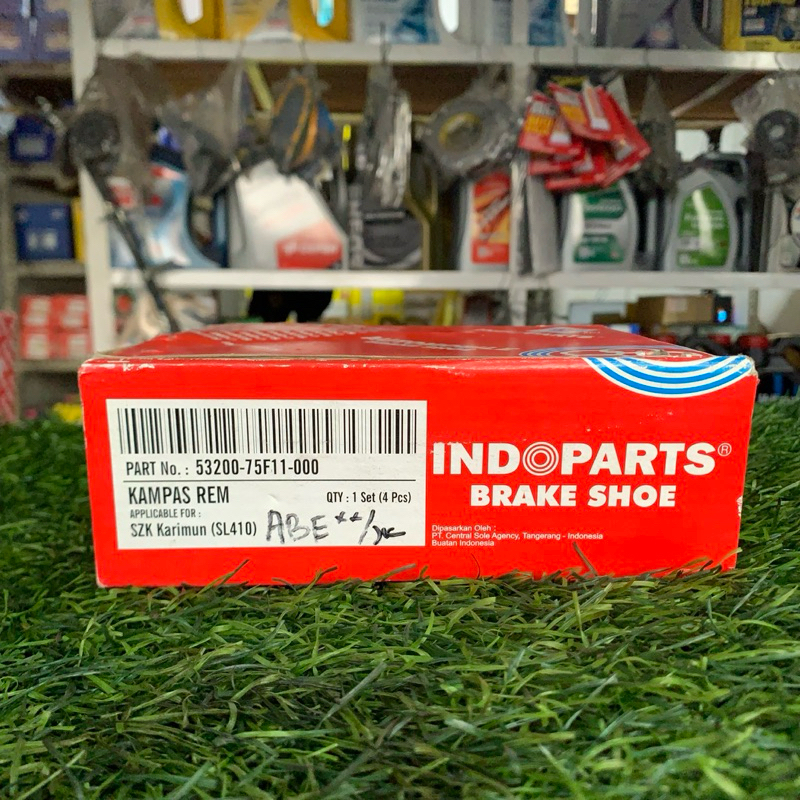 Jual KAMPAS REM BELAKANG SUZUKI KARIMUN BRAKE SHOE MERK INDOPARTS ORIGINAL PRODUK BERKUALITAS ...