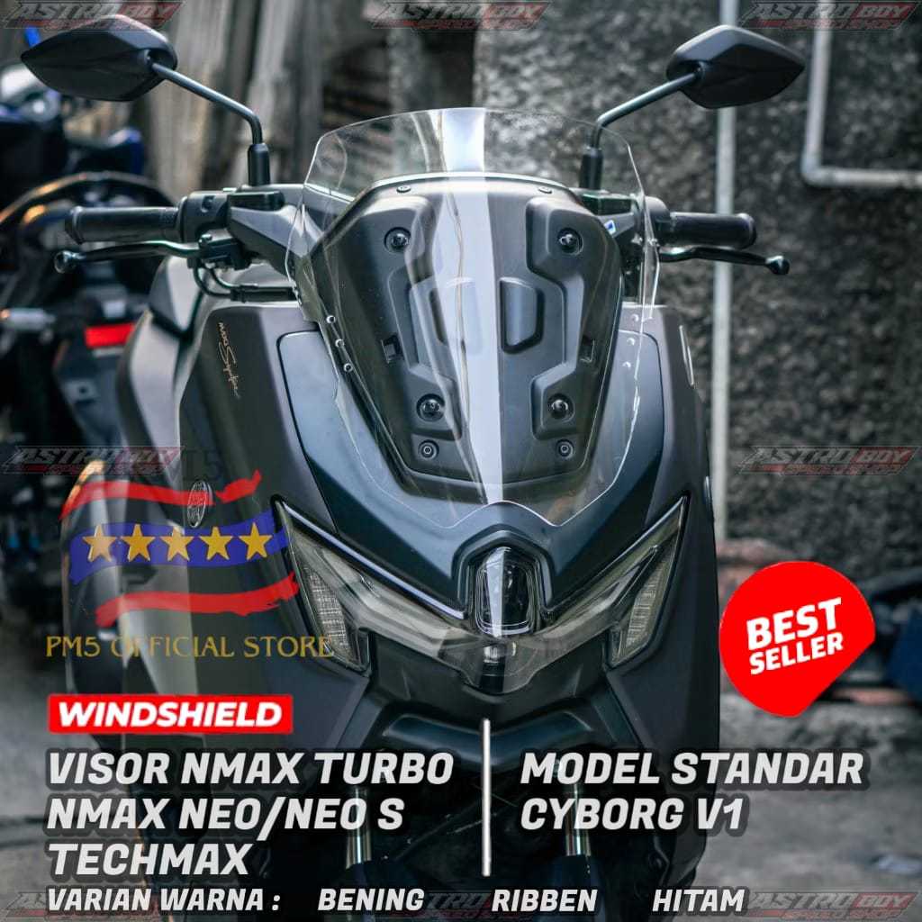 Jual VISOR WINDSHIELD NMAX TURBO NMAX NEW NEO NEO S TECHMAX NMAX NEW ...