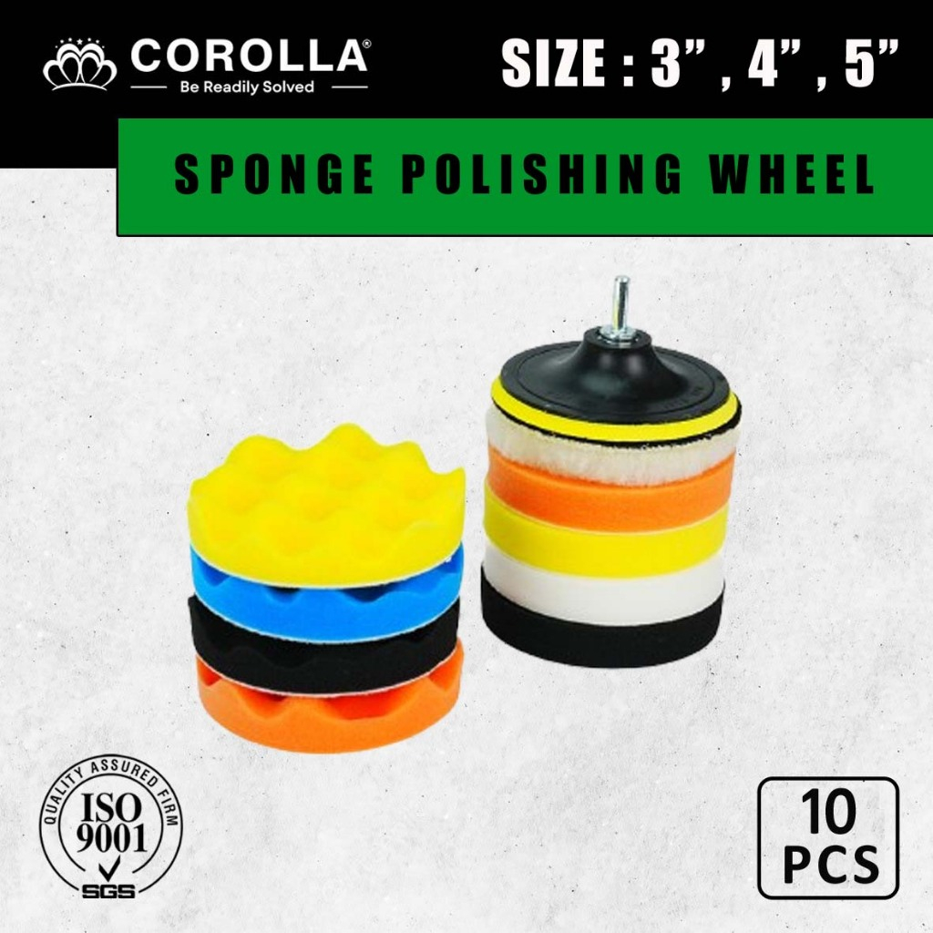 Jual Corolla Busa Poles 10 Pcs 3 Inch / 4 Inch / 5 Inch Sponge ...