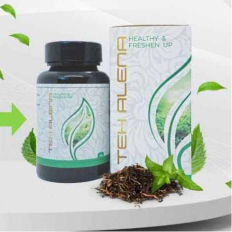 Jual TEH ALENA / TEH HITAM Tea Diet Obat Herbal Asam Urat Kolesterol ...