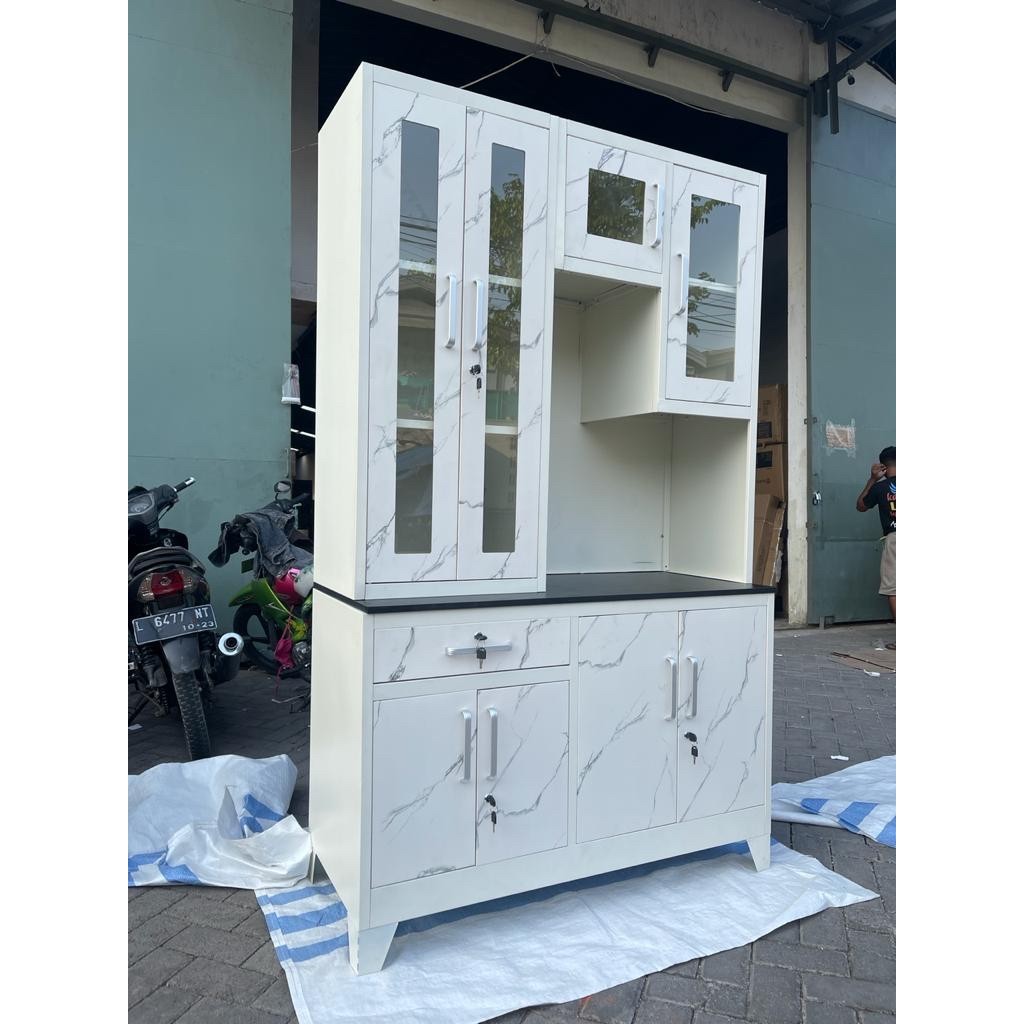 Jual [KHUSUS JABODETABEK] Kitchen Cabinet Besi - Kitchen Set Besi ...
