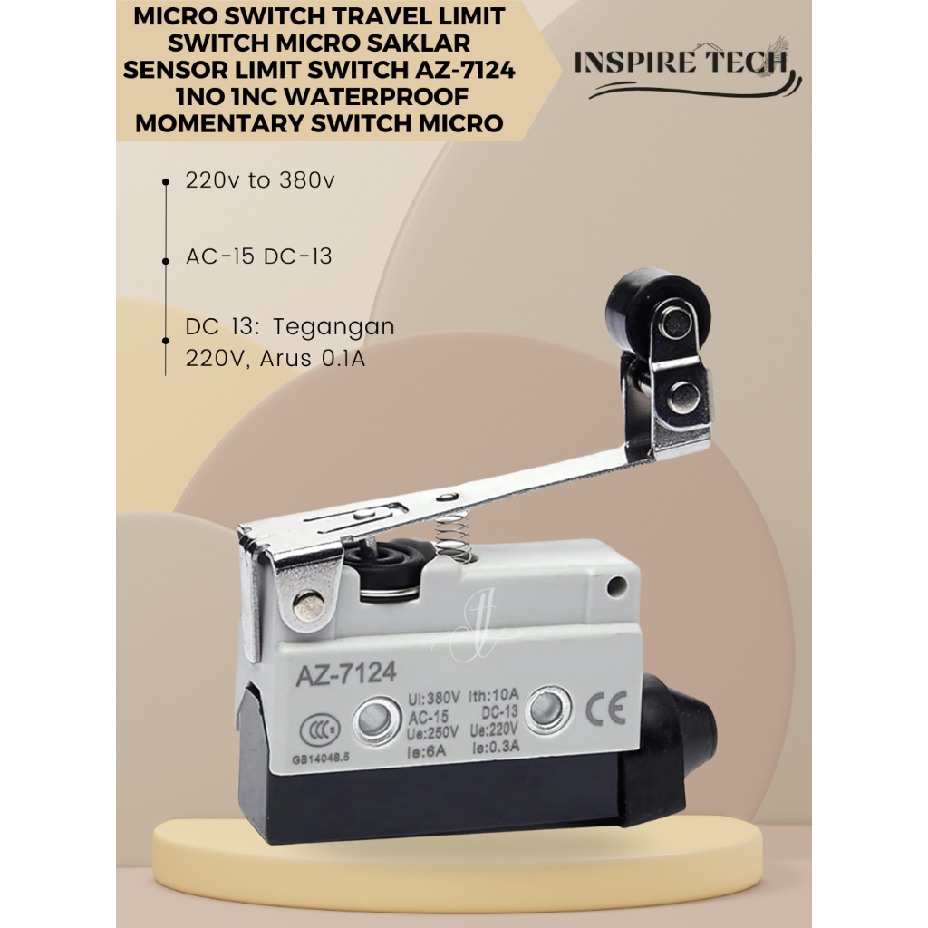 Jual LIMIT SWITCH Micro Travel Limit Switch Small Horizontal Roller ...