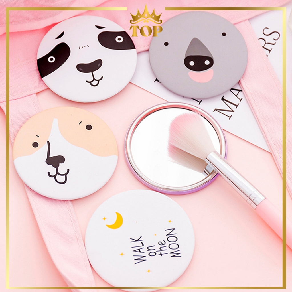Jual Kaca Cermin Mini Bulat / Kaca Travelling / Kaca Cermin Makeup ...