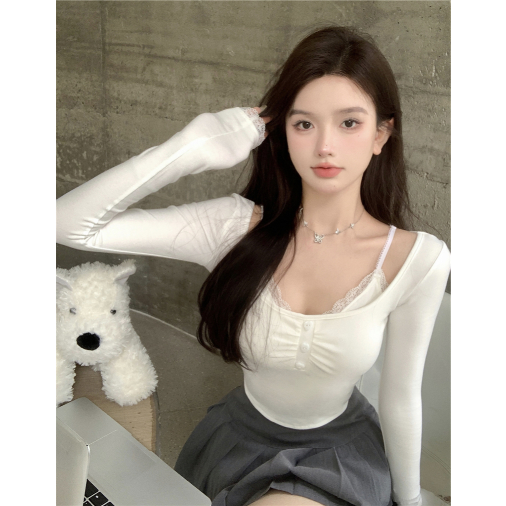 Jual DS021 CROP TOP BAJU WANITA MODEL KOREA TERBARU ELEGANT MODEL ...