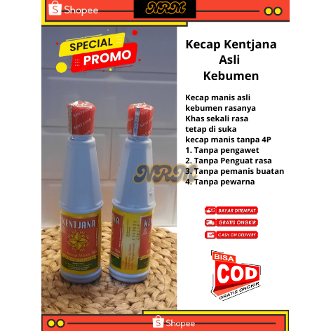 Jual Kecap Kentjana Kencana Kemasan Botol 220ml | Shopee Indonesia