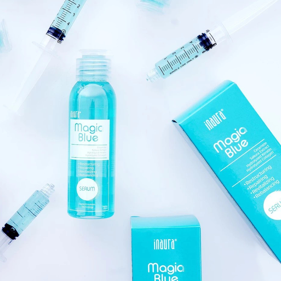 Jual INAURA Magic Blue Serum 90ml | Shopee Indonesia