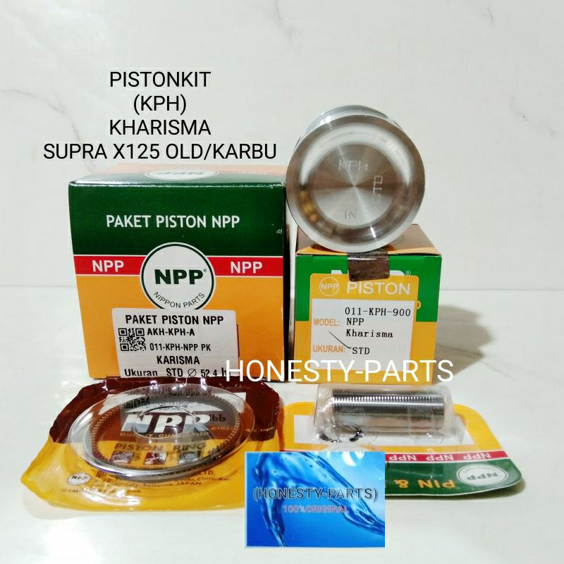 Jual Pistonkit/piston kit+supra X 125 old/karbu,Kharisma,KPH,STD/50/100 ...