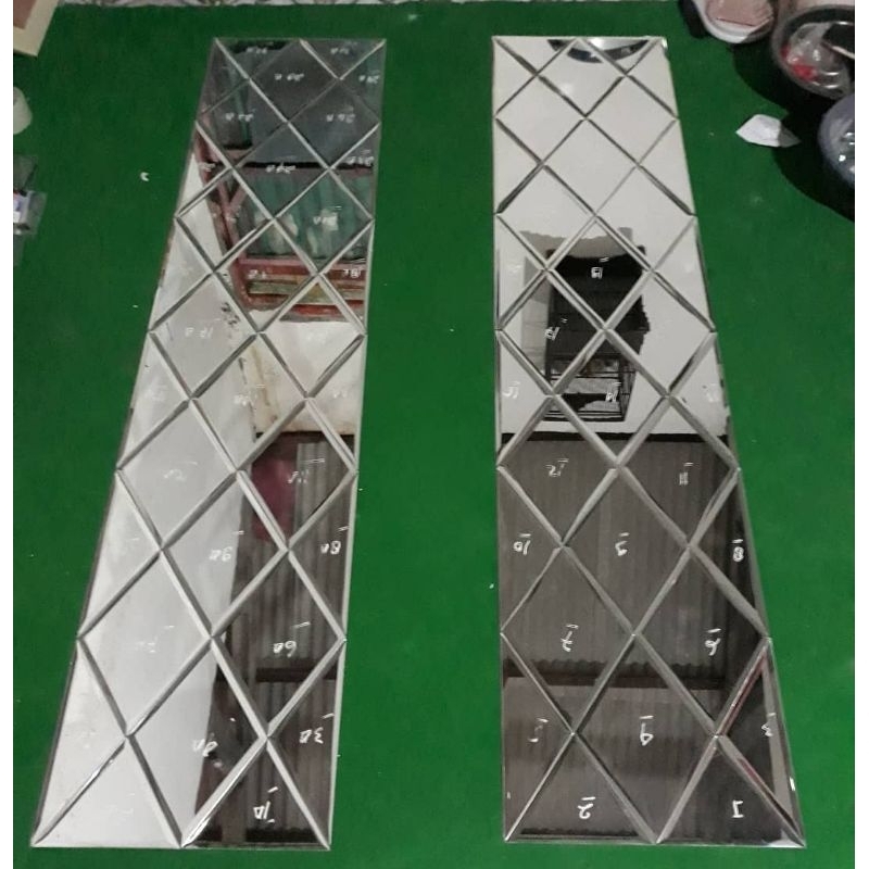 Jual Cermin Dinding Bevel 5mm Kaca Bevel 200 x 60 | Shopee Indonesia