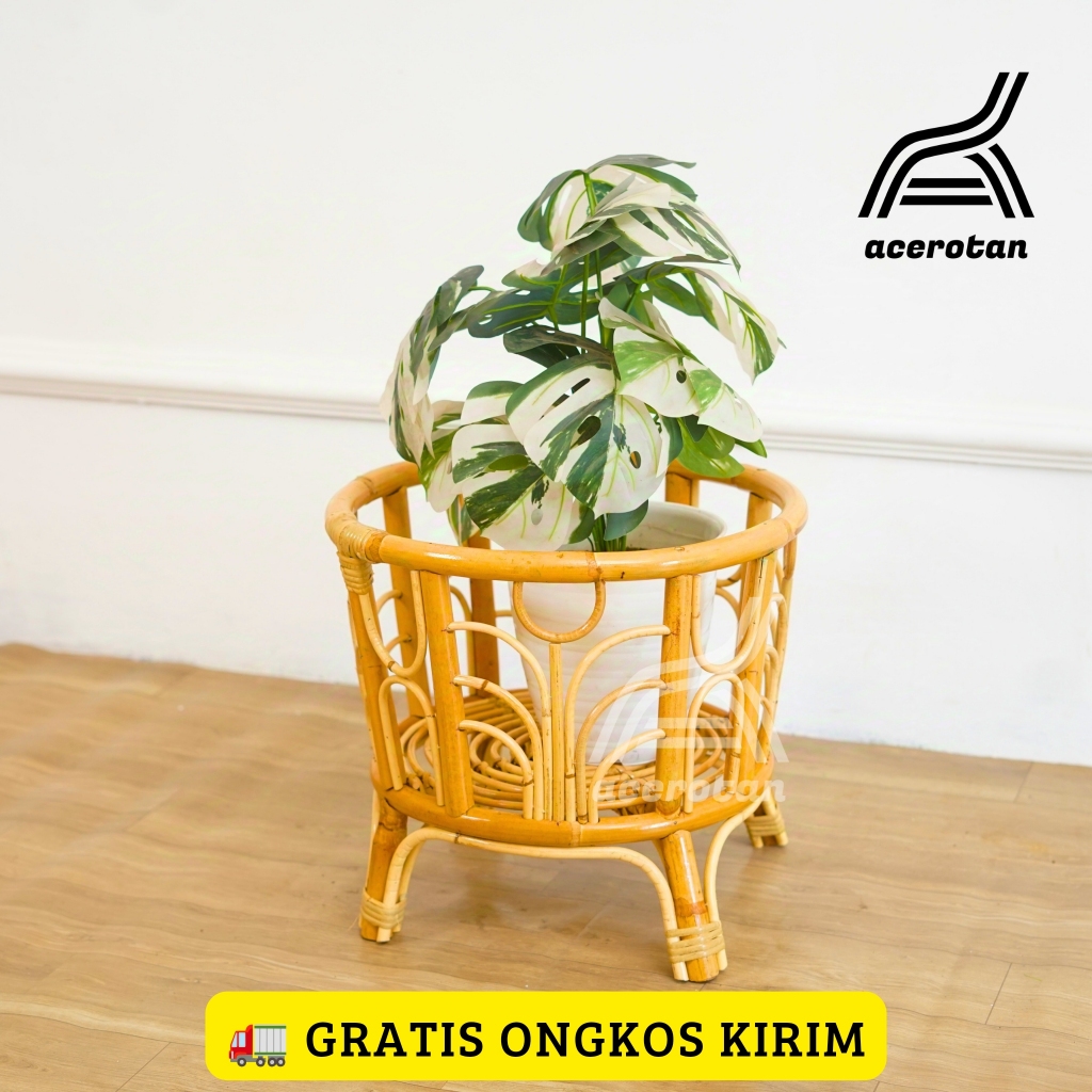 Jual STANDING POT BUNGA ROTAN DEKORASI TULIP UKURAN 40 CM | Shopee ...