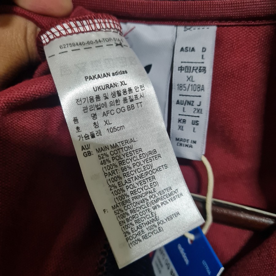 Jual Jaket Tracktop ADIDAS Arsenal OG Beckenbauer TT IY0054 Original 100% BNWT | Shopee Indonesia