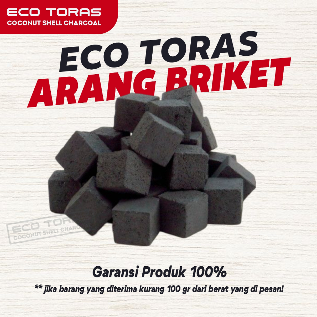 Jual Arang Briket Eco Toras [1 Kg] | Shopee Indonesia