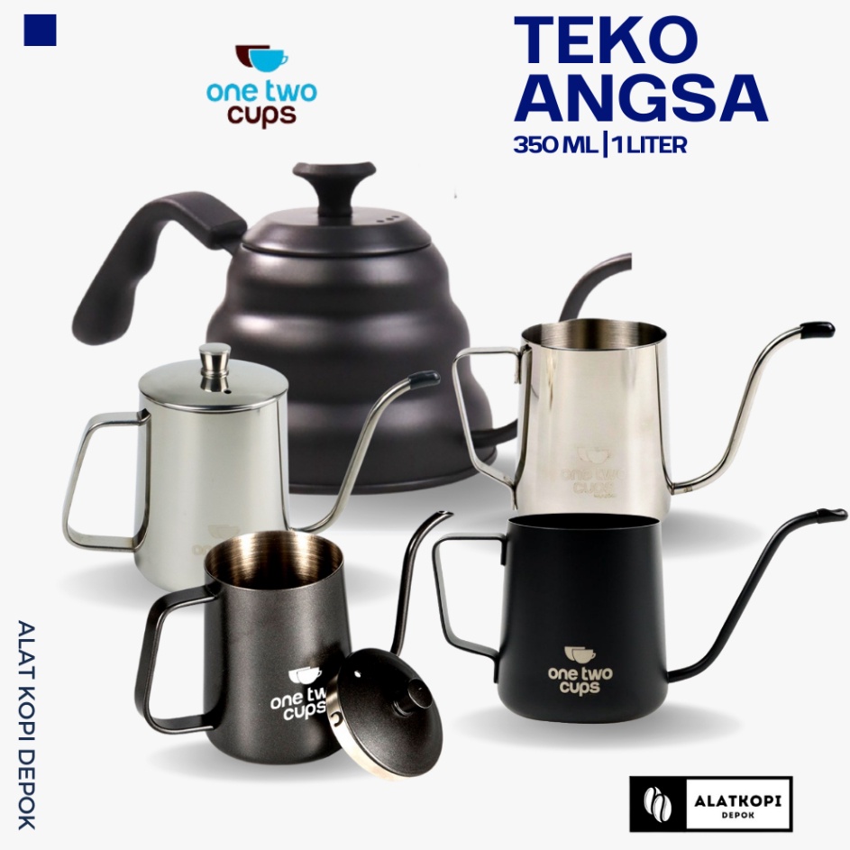 Jual Potongan Harga Teko Kopi Barista Kettle Gooseneck Teko Thermometer ...
