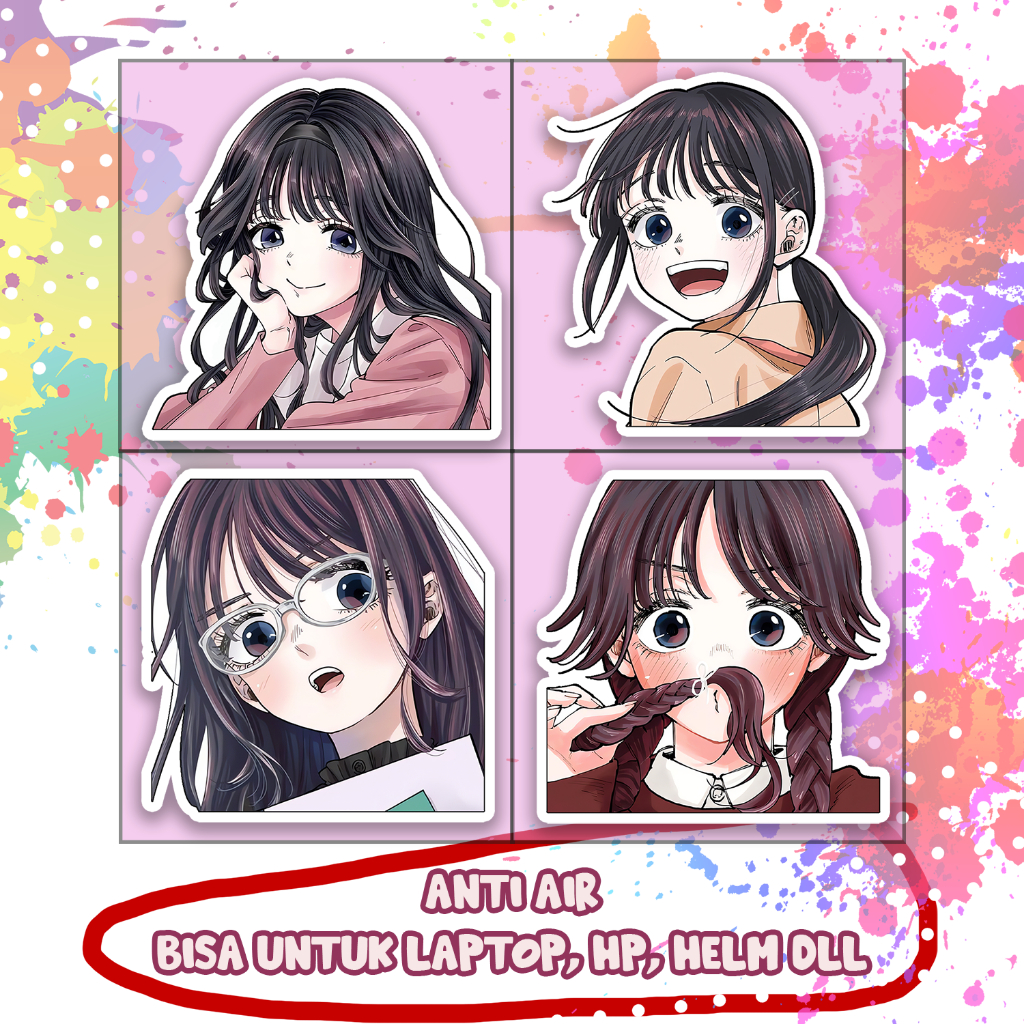 Jual Stiker Kaoru Hana Wa Rin To Saku Kaoruko Waguri, Sticker Lucu ...