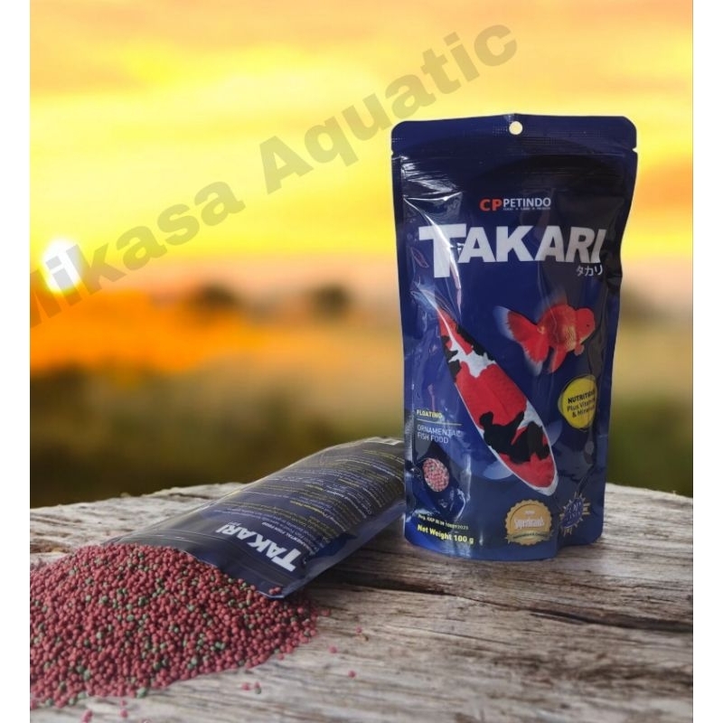 Jual Takari 100 gr pelet 1mm pelet pakan ikan ukuran kecil | Shopee ...