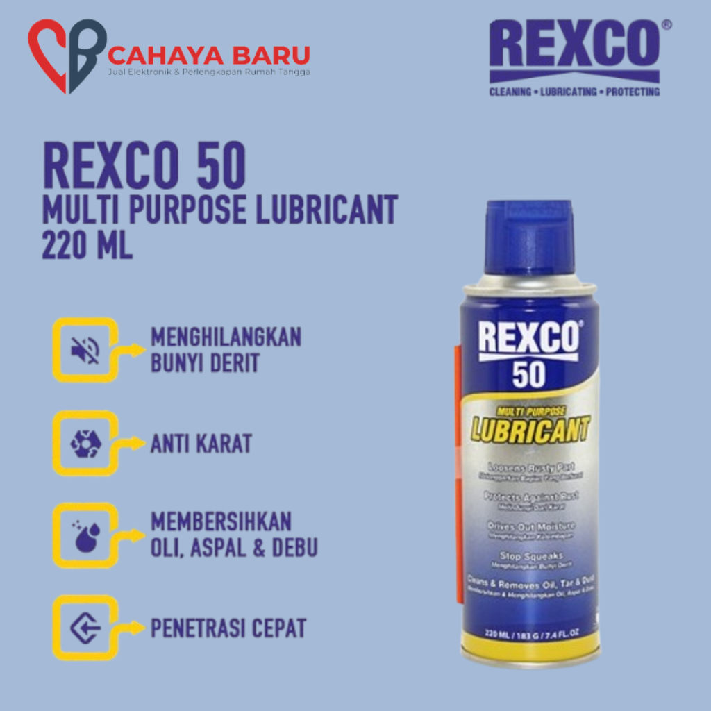 Jual REXCO 5O MULTI LUBRICANT 220ML | Shopee Indonesia