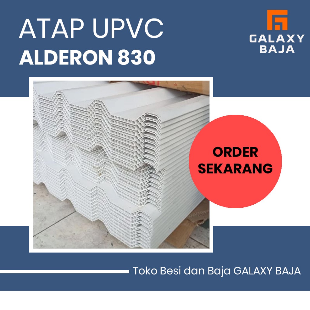 Jual ALDERON TWINWALL 830 | ATAP UPVC | BIRU & PUTIH | Shopee Indonesia