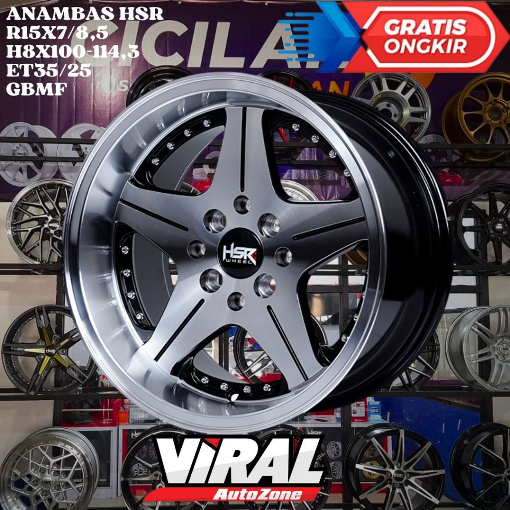 Jual Velg Mobil Ring 15 CELONG HSR ANAMBAS R15 UNTUK KIJANG , LIVINA , YARIS , AVEGA | Shopee ...