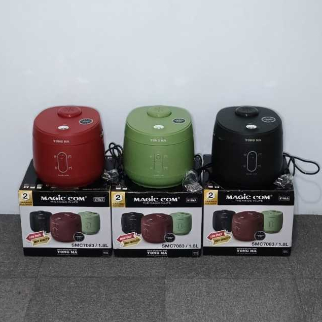 Jual Magic Com Yong Ma / Rice Cooker SMC 7083 1.8L Body Bulat | Shopee ...