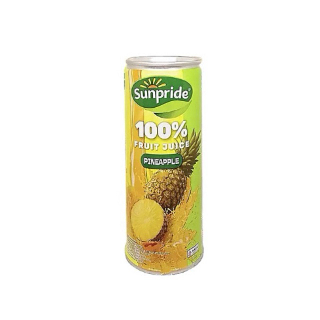 Jual Sunpride Fruit Juice Pineapple Kaleng 220 ml | Shopee Indonesia