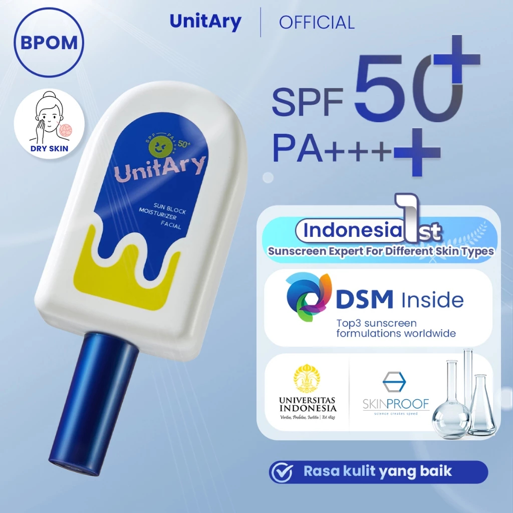 Jual UNITARY Sun Block Moisturizer Facial SPF 50+ PA++++ [50ml ...
