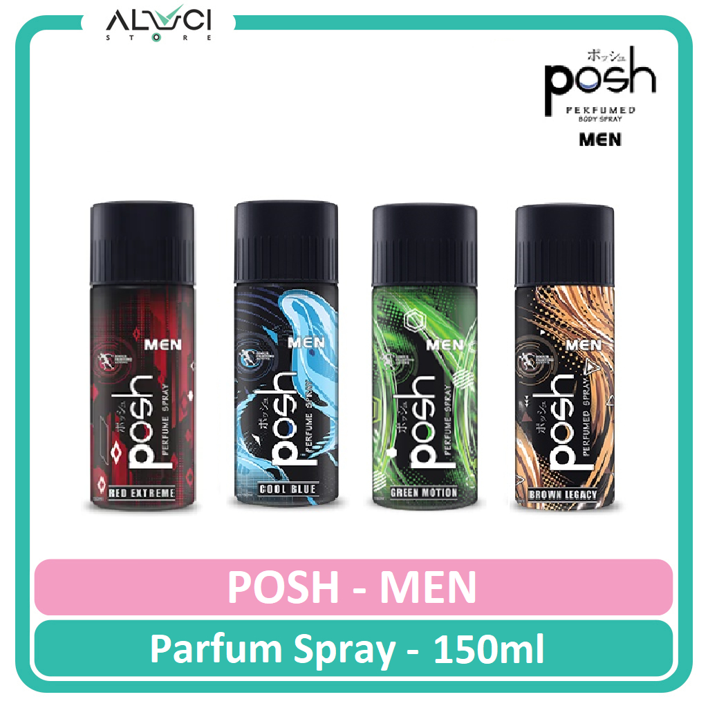 Jual Posh Men Perfumed Body Spray Parfum Pria 150ml | Shopee Indonesia