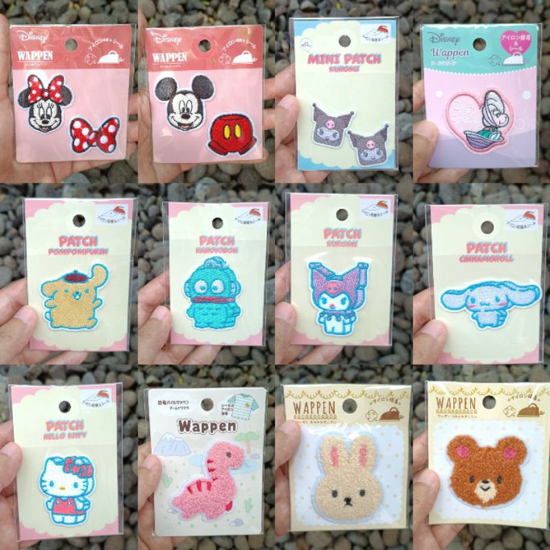 Jual Seria Daiso Japan Watts - Patch Bordir Wappen Setrika Sanrio ...