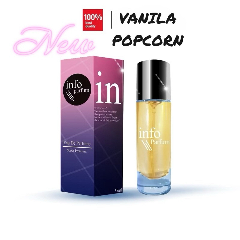 Jual Info Parfum Vanila Popcorn - Parfum unisex | Shopee Indonesia