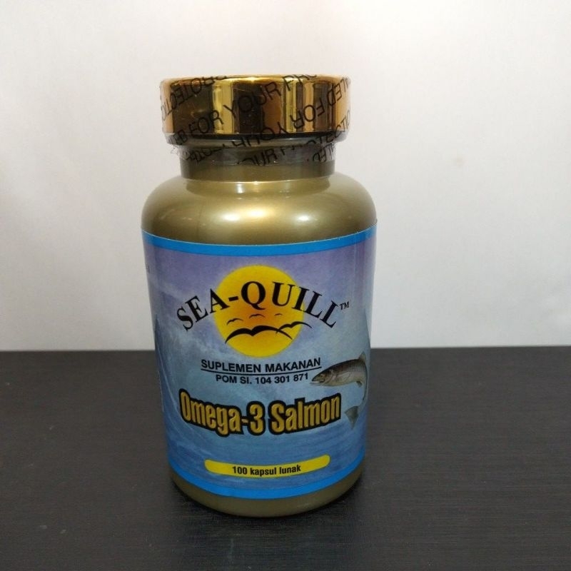 Jual Seaquill Sea Quill Omega 3 Salmon 100 Tablet | Shopee Indonesia