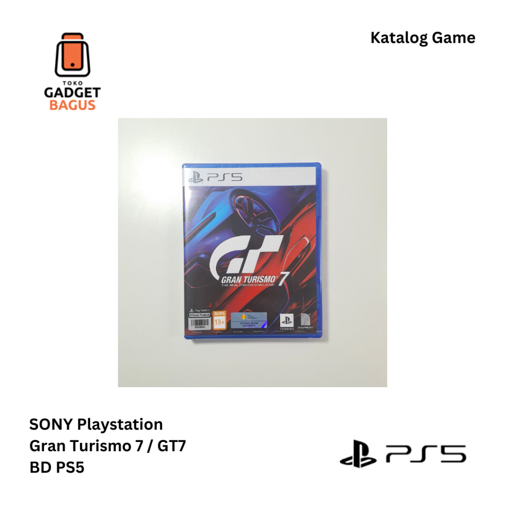 Jual SONY Playstation Kaset Game BD PS5 Gran Turismo 7 GT7 GT 7 Garansi Resmi Indonesia Region 3 ...