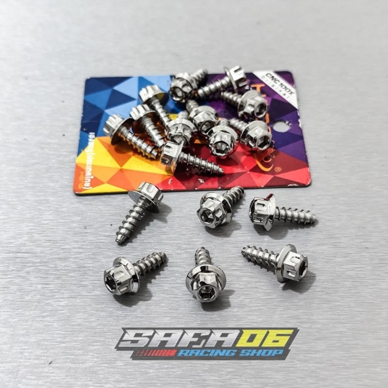 Jual SATUAN BAUT BODY YAMAHA MODEL GS1 PROBOLT STAINLESS HENG THAILAND | Shopee Indonesia